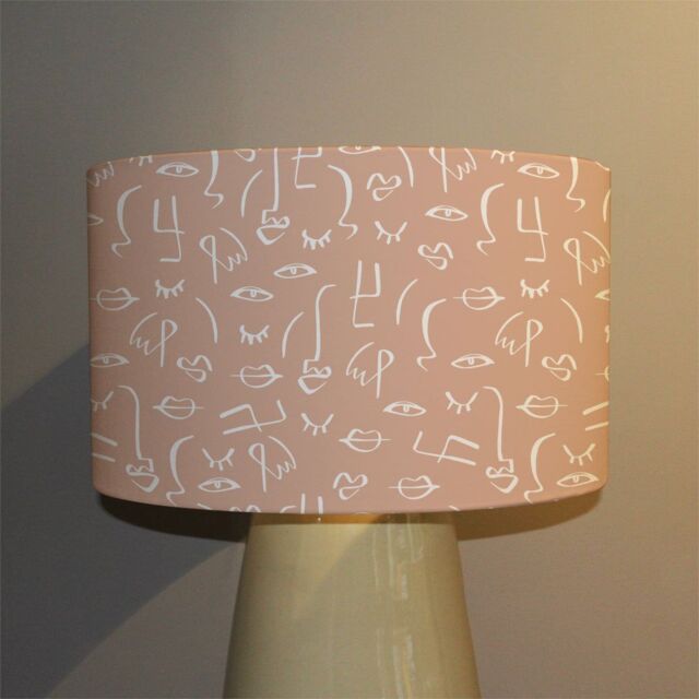 line drawing abstract faces ceiling lamp shade by Debenhams | ufurnish.com