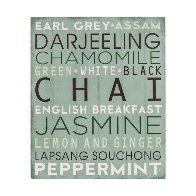 Chai Wall Plaque, Rustic Wood Sign With “Chai” Typography In Bold ...