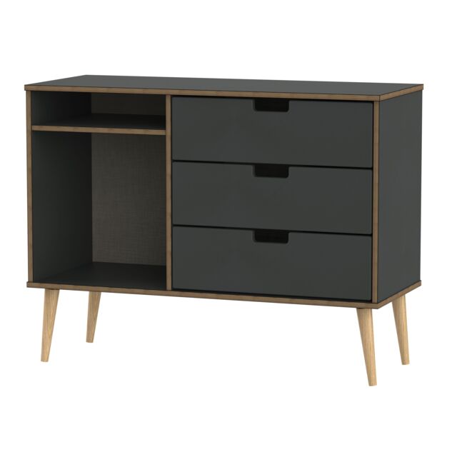 Taiwan 3 Drawer TV Unit (Ready Assembled) by Debenhams | ufurnish.com