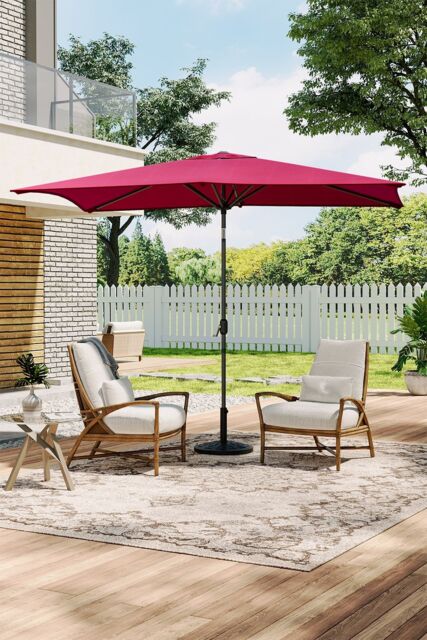 Waterproof Rectangular Parasol for Outdoor with Decorative Base by ...