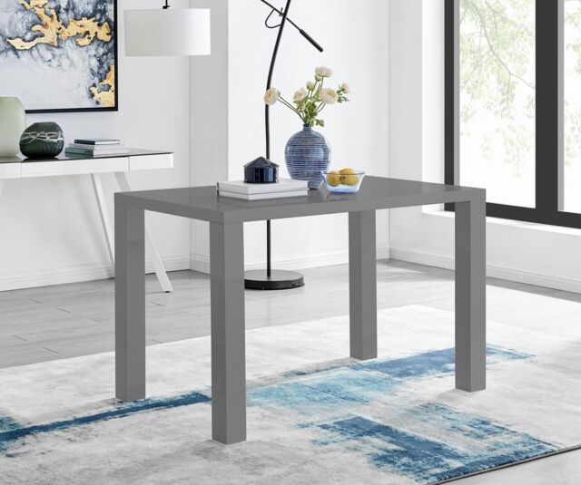 Pivero 120cm 4-Seater Modern High Gloss Dining Table by Debenhams ...