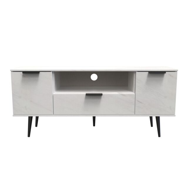 Ready Assembled 2 U Fuji 2 Door 1 Drawer Wide TV Unit (Ready Assembled ...