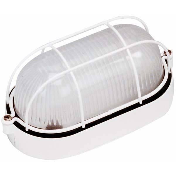 Estay 1 Light Outdoor Bulkheads White IP44 E27 by Debenhams | ufurnish.com