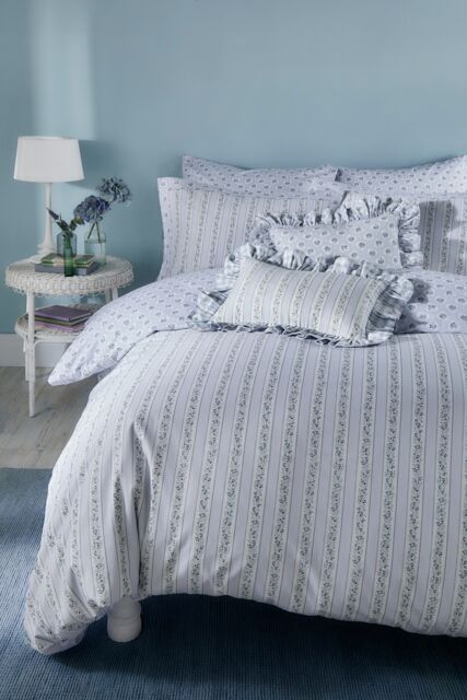 Ticking Stripe Duvet Cover Set Bedding by Debenhams | ufurnish.com