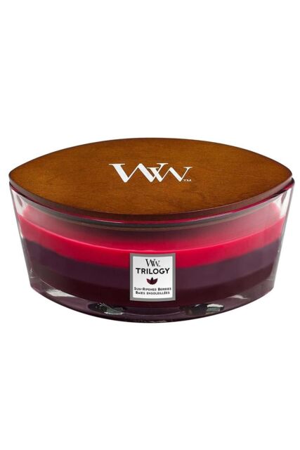 Woodwick Ellipse Jar 'Scented Candle' - Sun Ripened Berries by ...