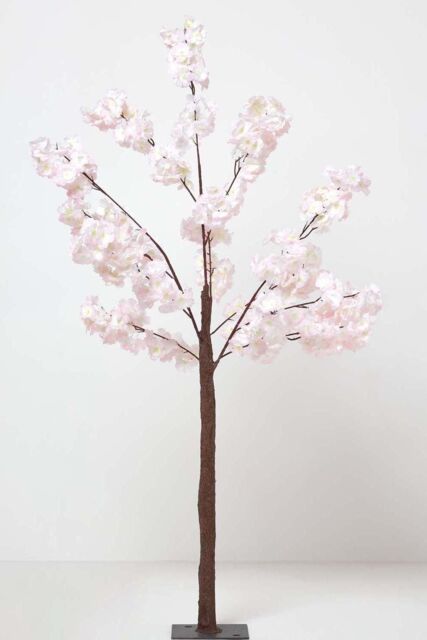 Large Pink Artificial Blossom Tree with Metal Base, 1.4M Tall by ...