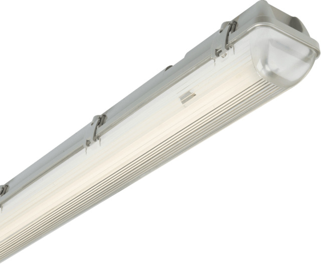 6ft Single HF NonCorrosive Fluorescent Fitting with Emergency 230V IP65 ...
