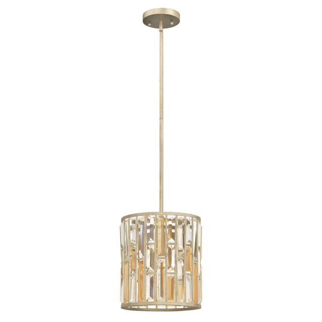 Loops 1 Bulb Ceiling Pendant Light Fitting Silver Leaf LED E27 100W ...