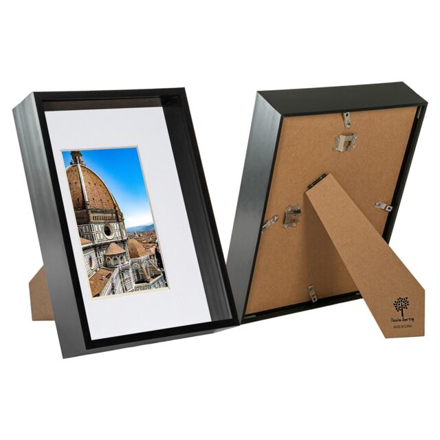"Nicola Spring 3D Deep Box Frames with A5 Mount - A4 (8"" x 12 ...