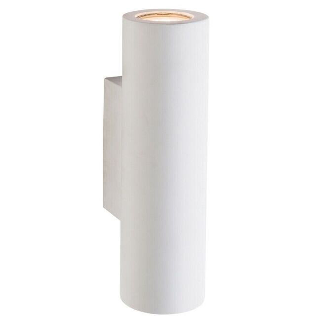 Loops Up & Down LED Wall Light Primed White (Ready for Paint) Modern ...