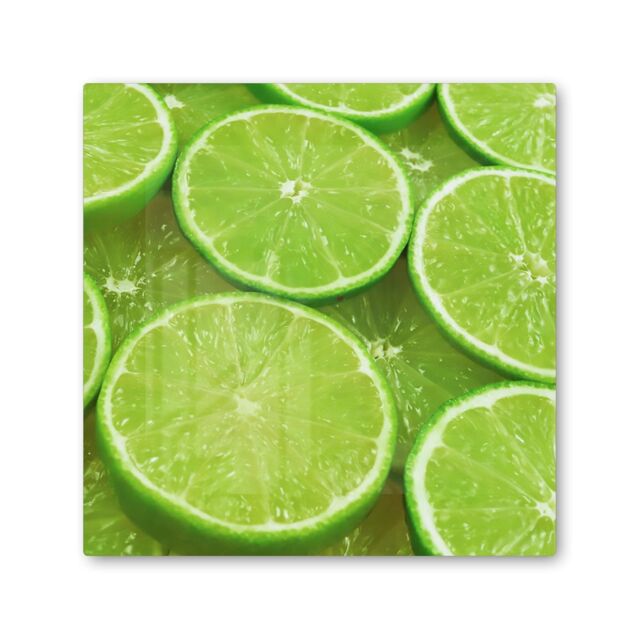 Fresh Limes HD Metal Print by Debenhams | ufurnish.com