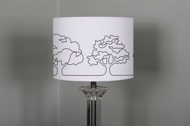 line drawing of trees ceiling lamp shade by Debenhams | ufurnish.com