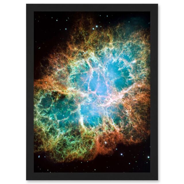 Hubble Space Telescope Image Giant Mosaic Of Crab Nebula Six Light Year ...
