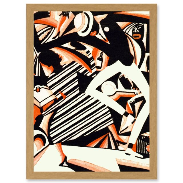 African American Jazz Two Tone Reiss Dance Music 1920's A4 Artwork ...