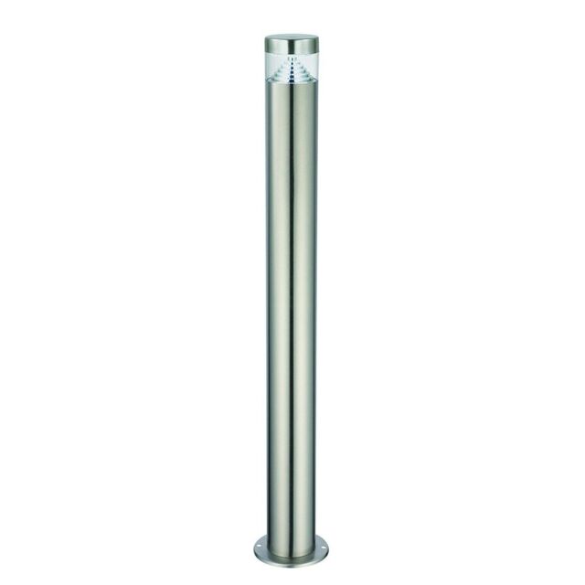 Netlighting Pyramid Outdoor Floor Bollard IP44 3.3W Brushed Stainless ...