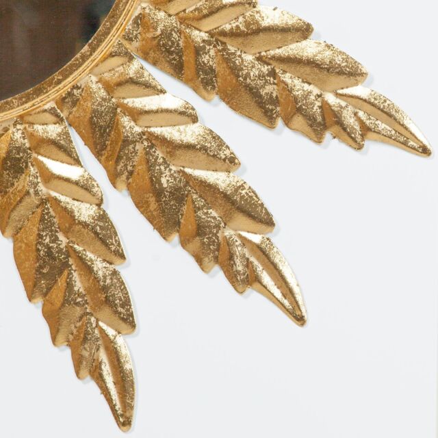 Round 76cm Flower Metal Wall Mirror by Debenhams | ufurnish.com