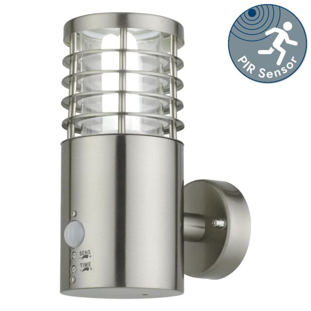 Bloom - Brushed Stainless Steel Outdoor Motion Sensor Light by ...