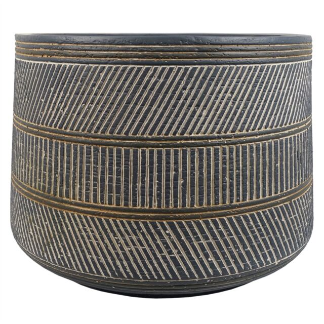 29cm x 43cm Large Maral Planter with Etching Composite Plant Pot by Debenhams | ufurnish.com