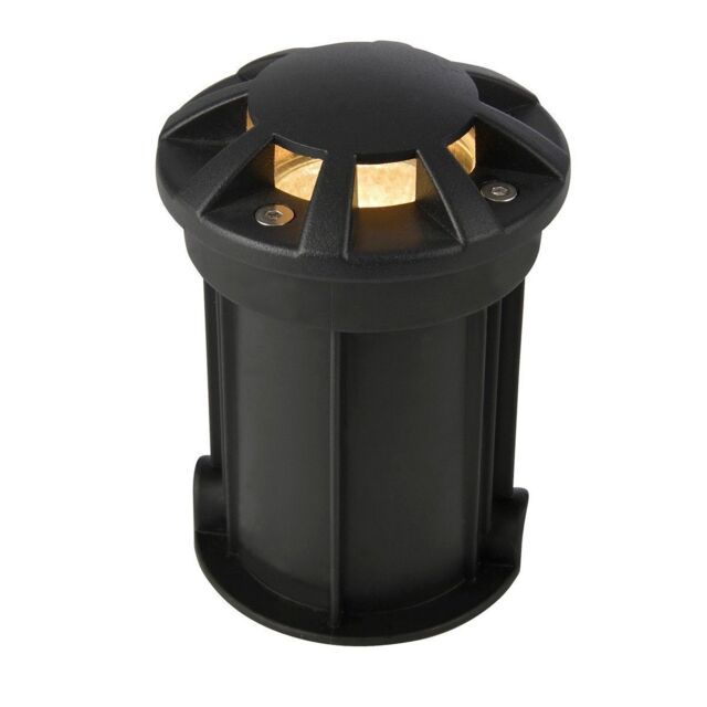 Pan 8 Way Outdoor Recessed Ground Light Black IP44 by Debenhams ...