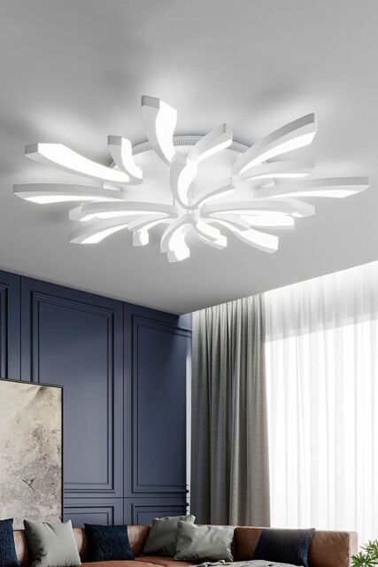 Unique V-Shaped LED Semi Flush Ceiling Light by Debenhams | ufurnish.com