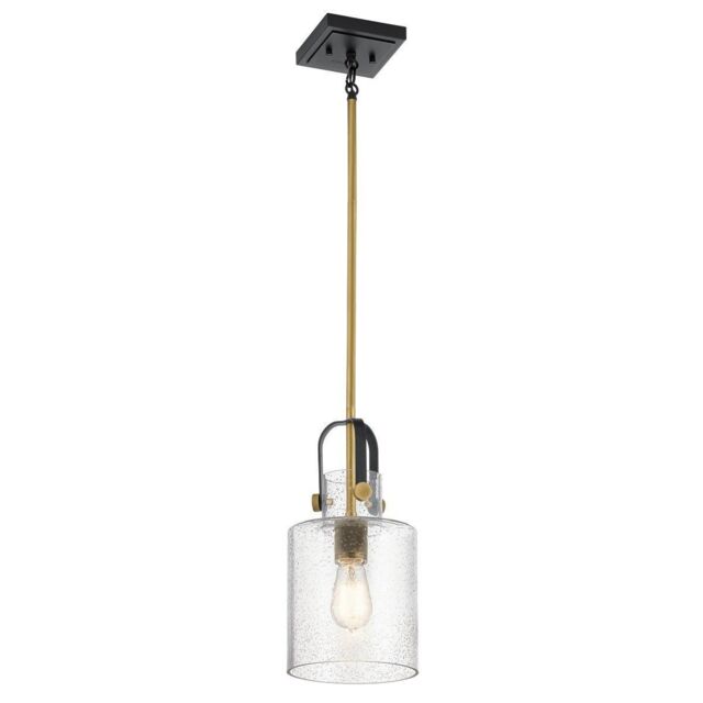 Netlighting Kichler Kitner Dome Pendant Ceiling Light Natural Brass in ...