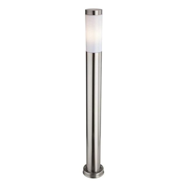 Netlighting Plaza 1 Light Tall Bollard Post Stainless Steel IP44 E27 in ...