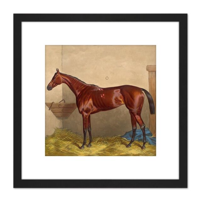 Edward Gilbert Hester Hannah C1871 8X8 Inch Square Wooden Framed Wall ...