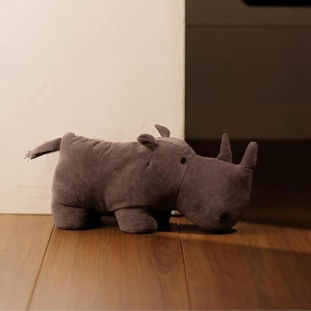 Marco Paul rown Rhino Cute Door Stopper in Grey by Debenhams | ufurnish.com