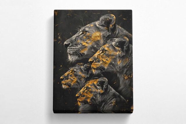Pride Of Lions Canvas Print by Debenhams | ufurnish.com