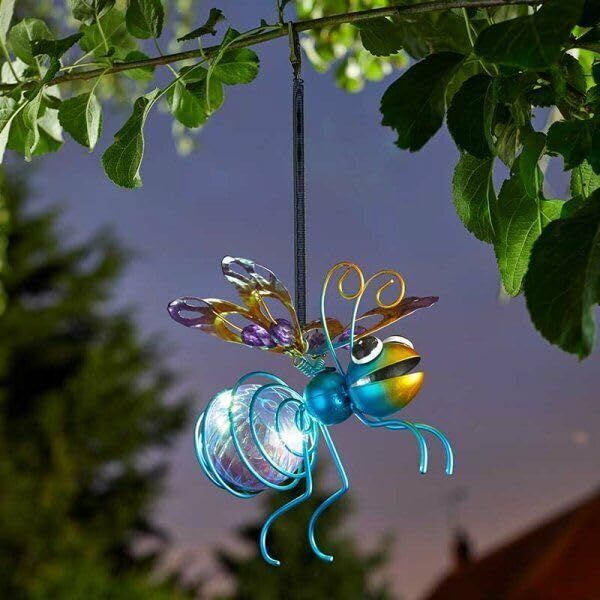 Blue Bug Light LED Solar Lights Outdoor Garden Decorations by Debenhams ...