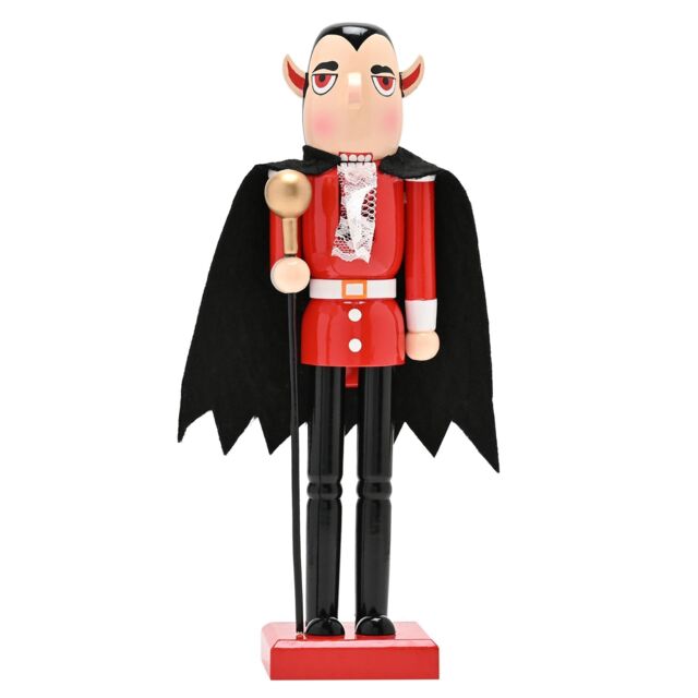 "Hocus Pocus Novelties Wooden Nutcracker Dracula 10""" by Debenhams ...