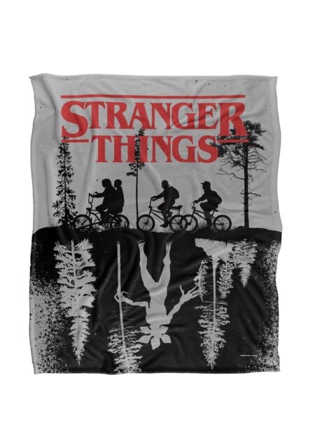 Stranger Things Upside Down Officially Licensed Silky Touch Super Soft ...