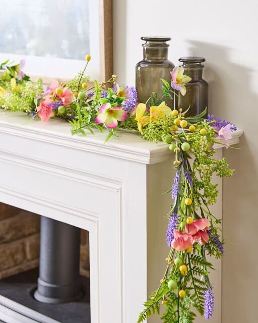 Traditional Wild Flower Home Decor Table Summer Spring Garland 180cm by ...