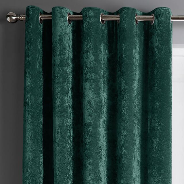 Intimates Crushed Velvet Ready Made Eyelet Curtains by Debenhams ...