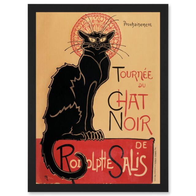 Artery8 French Vintage Advertising Tournee Du Chat Noir The Black Cat ...