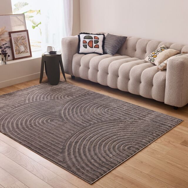 Area Rugs for Living Room Bedroom Kitchen with Modern Wavy Design in ...