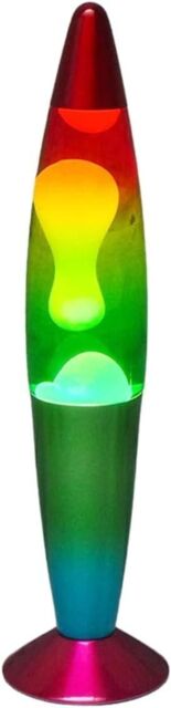 "16"" Rainbow Motion Lamp with Aluminum Base" by Debenhams | ufurnish.com