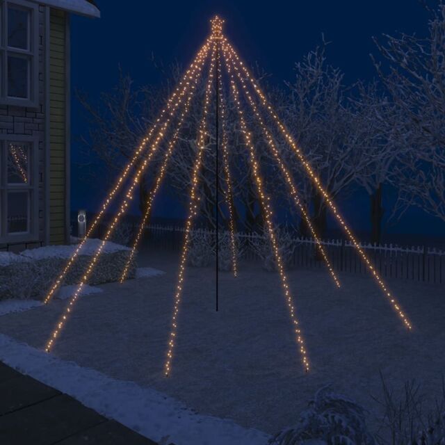 Christmas Tree with Spike Warm White 732 LEDs 500 cm by Debenhams ...