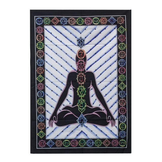 KDMD Handbrushed Cotton Wall Art - Chakra Buddha by Debenhams ...