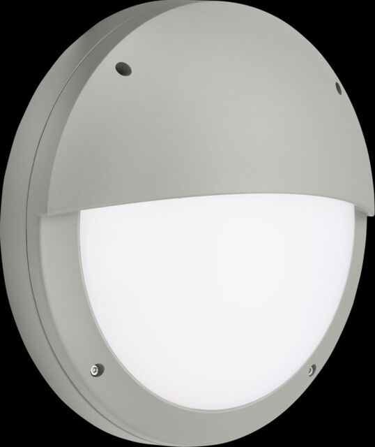 Netlighting LED Eyelid Bulkhead CCT with Emergency Grey 230V IP65 18W ...