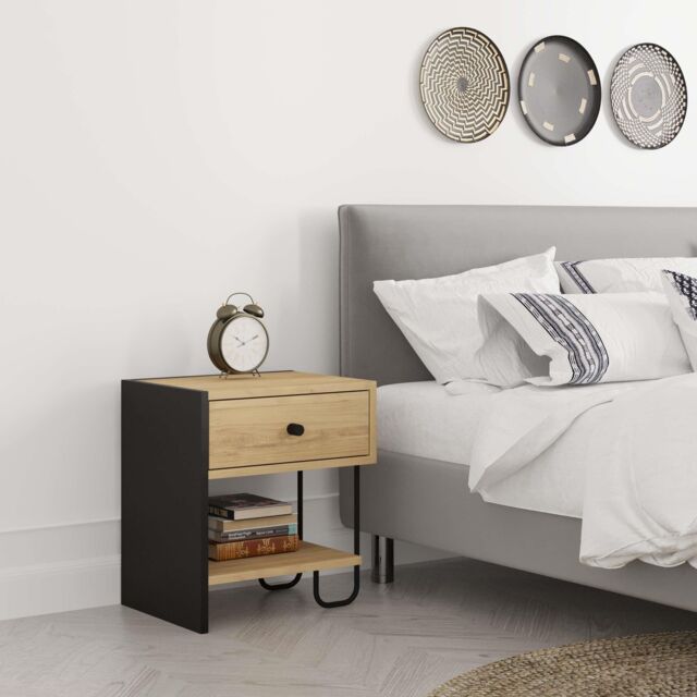 Sirius' Modern Nightstand 45cm Drawer Storage by Debenhams | ufurnish.com