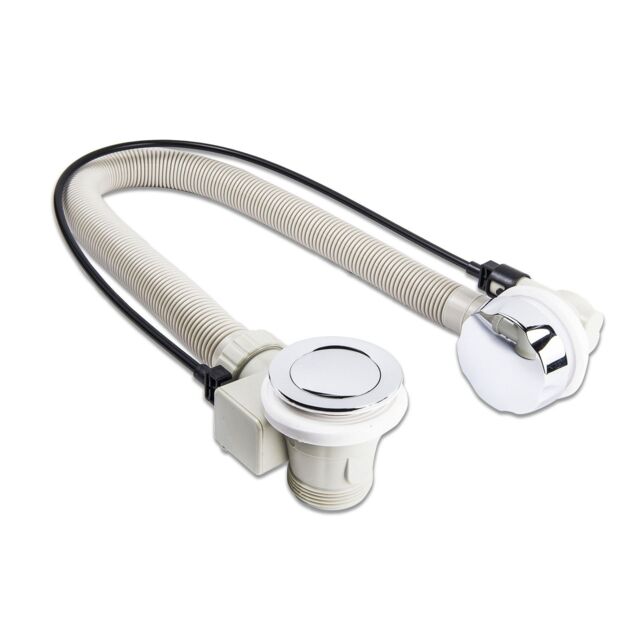 Nes Home Pop Up Bath Waste Trap With Overflow in White by Debenhams ...
