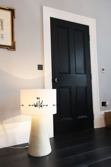 Benjamin Tate Design be wild inspirational quote ceiling lamp shade in ...