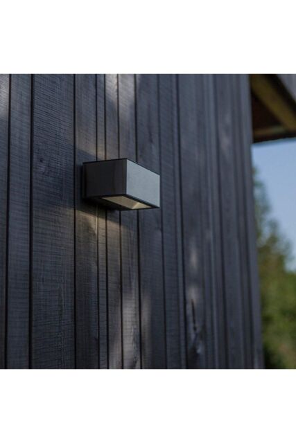 'Remi' Stainless Steel Small Rectangular 4K LED Wall Light by Debenhams ...