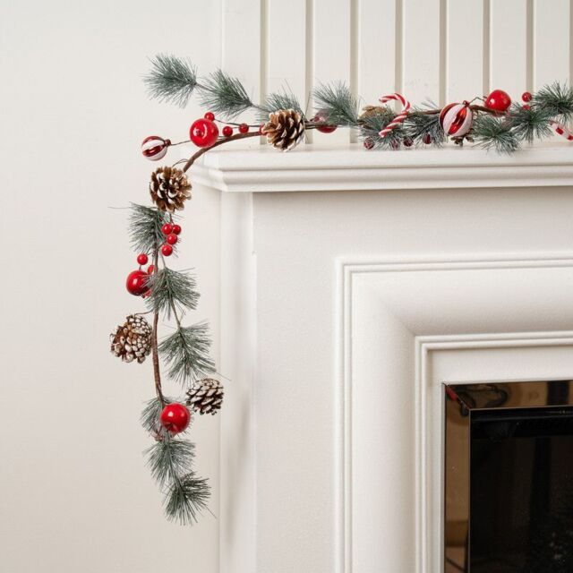 160cm Candy Cane Garland by Debenhams | ufurnish.com