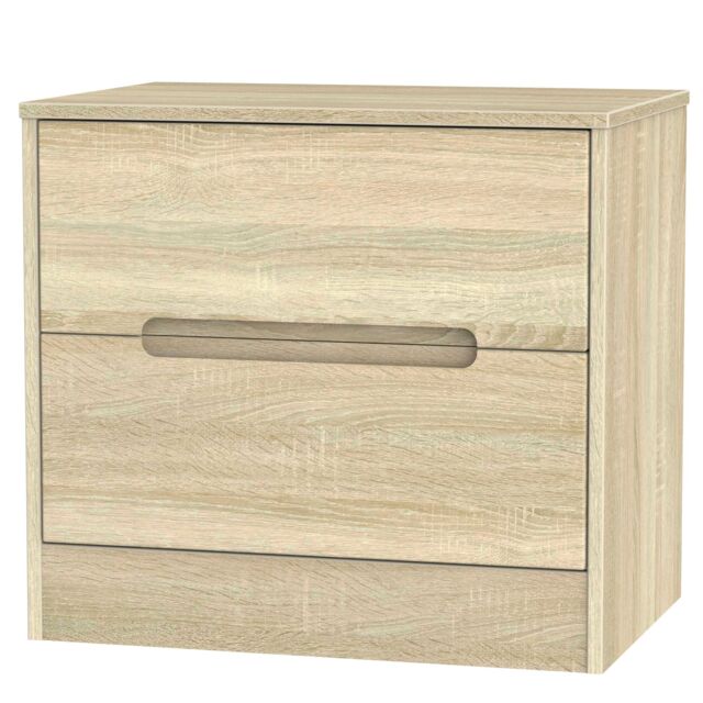 Ready Assembled 2 U Bristol 2 Drawer Side Table (Ready Assembled) in ...