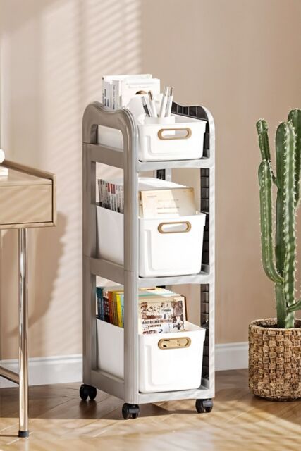 3-Tier Narrow Storage Rack by Debenhams | ufurnish.com