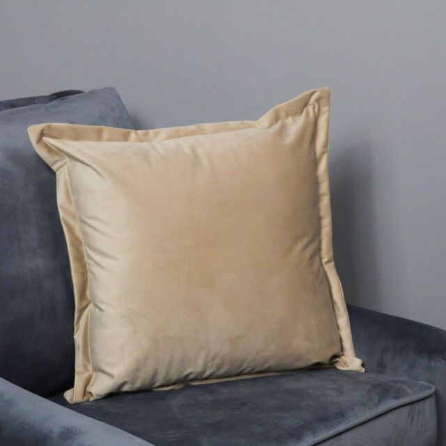 Beige Velvet Cushion Cover by Debenhams | ufurnish.com