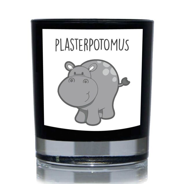 60 SECOND MAKEOVER Plasterpotomus Hippo 20cl Candle in Black by ...