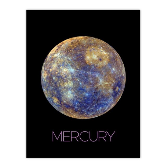 Wall Art Print Nasa Explore Mercury Messenger Spacecraft Space Planet ...